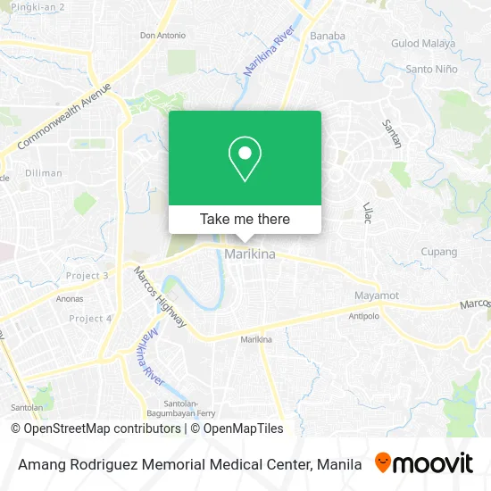 How to Get to Amang Rodriguez Memorial Medical Center in Marikina by ...