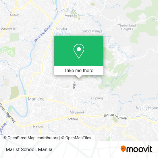 How to Get to Marist School in Marikina by Bus or Train?