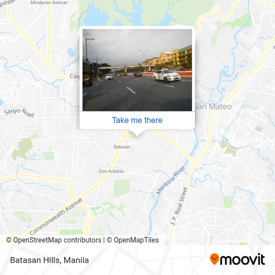 How to Get to Batasan Hills in Quezon City by Bus?