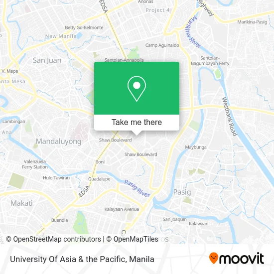 How to Get to University Of Asia & the Pacific in Pasig City by Bus or ...