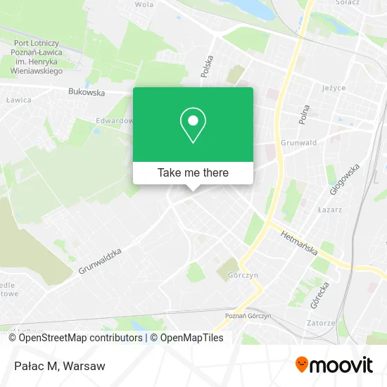 How to Get to Pałac M in Warsaw by Train, Bus or Light Rail?