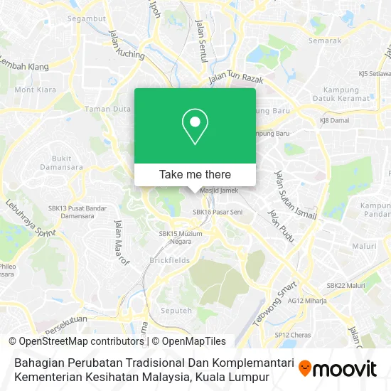 How to Get to Bahagian Perubatan Tradisional Dan Komplemantari Kementerian Kesihatan Malaysia in ...