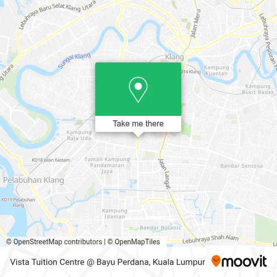 How to Get to Vista Tuition Centre @ Bayu Perdana in Klang by Bus or Train?