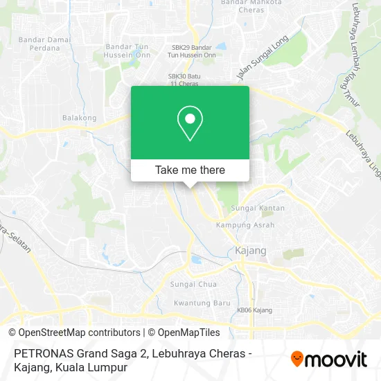 How to Get to PETRONAS Grand Saga 2, Lebuhraya Cheras - Kajang in Hulu ...