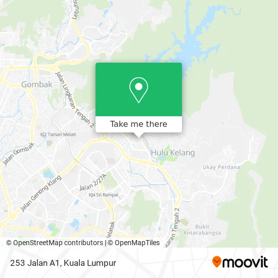How to Get to 253 Jalan A1 in Gombak by Bus, MRT & LRT or Monorail?