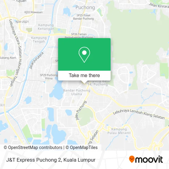 How to Get to J&T Express Puchong 2 by Bus or MRT & LRT?