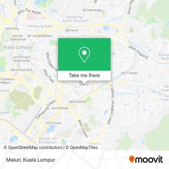 How to Get to Maluri in Kuala Lumpur by Bus or MRT & LRT?