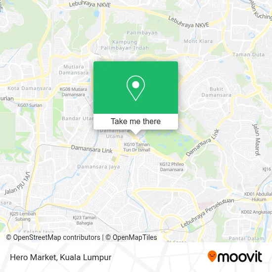 Bagaimana untuk pergi ke Hero Market di Kuala Lumpur menggunakan MRT ...