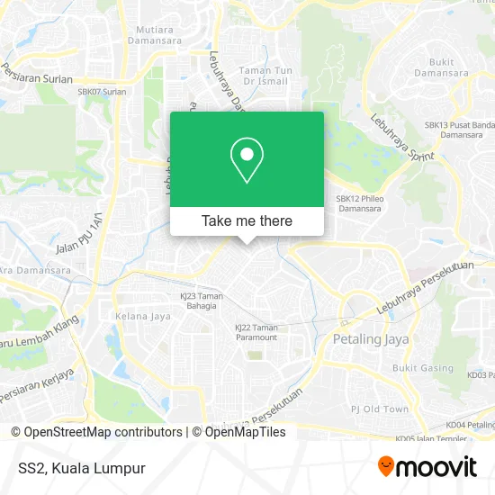 How to Get to SS2 in Petaling Jaya by Bus, MRT & LRT or Monorail?