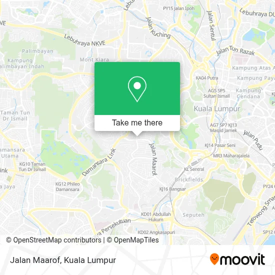 Bagaimana untuk pergi ke Jalan Maarof di Kuala Lumpur menggunakan bas ...