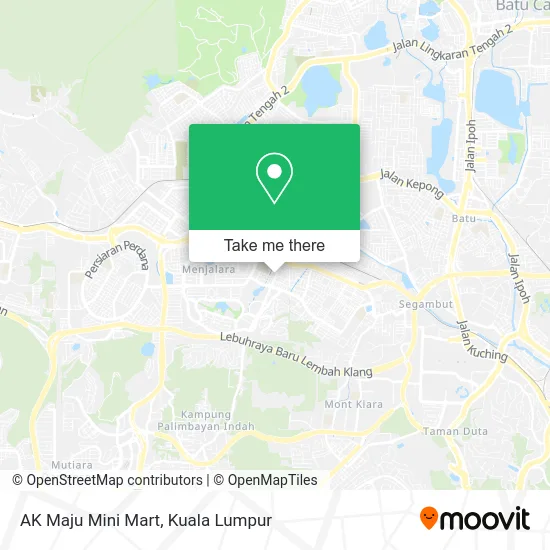 How to Get to AK Maju Mini Mart in Kuala Lumpur by Bus, MRT & LRT ...