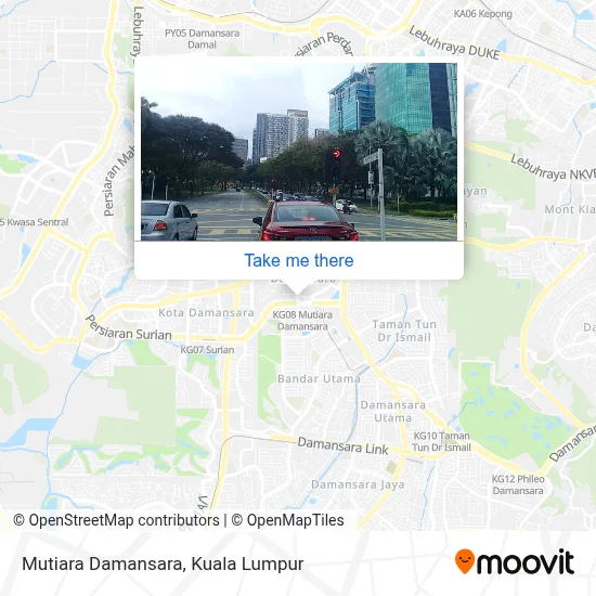 How to Get to Mutiara Damansara in Petaling Jaya by MRT & LRT or Bus?