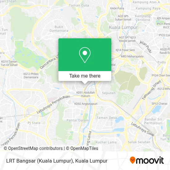 How to Get to LRT Bangsar (Kuala Lumpur) by Bus, MRT & LRT or Train?