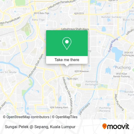 How to Get to Sungai Pelek @ Sepang in Shah Alam by Bus or MRT & LRT?