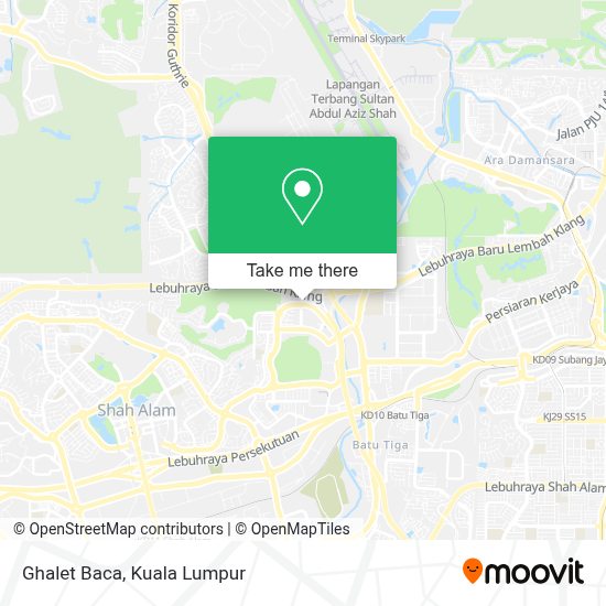 How to get to Ghalet Baca in Petaling by bus, MRT & LRT or train?