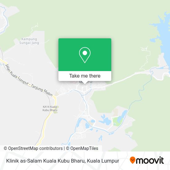 How to get to Klinik as-Salam Kuala Kubu Bharu in Hulu Selangor by bus ...
