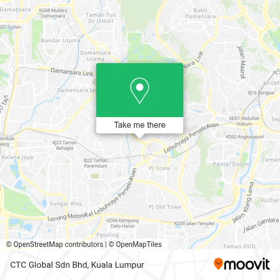 Bagaimana untuk pergi ke CTC Global Sdn Bhd di Petaling Jaya ...