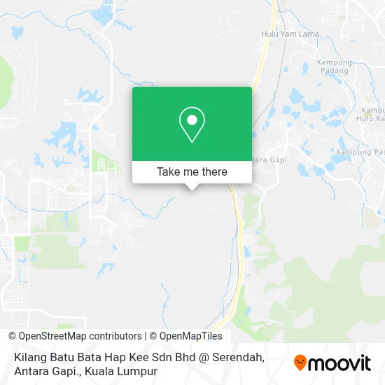 How to Get to Kilang Batu Bata Hap Kee Sdn Bhd @ Serendah, Antara Gapi ...
