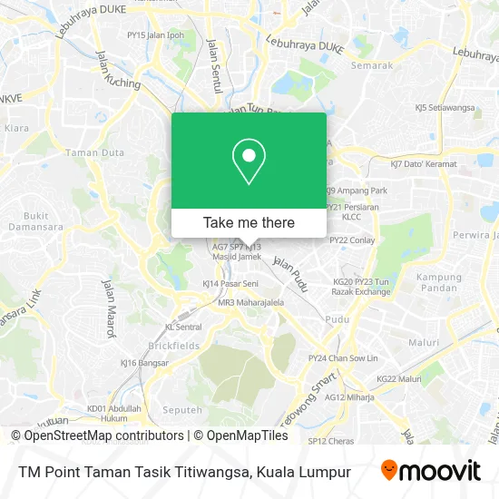 How to Get to TM Point Taman Tasik Titiwangsa in Kuala Lumpur by Bus ...