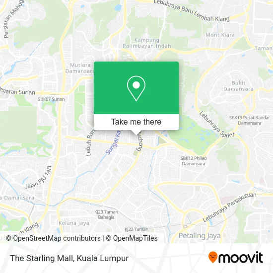 How to Get to The Starling Mall in Petaling Jaya by Bus or MRT & LRT?