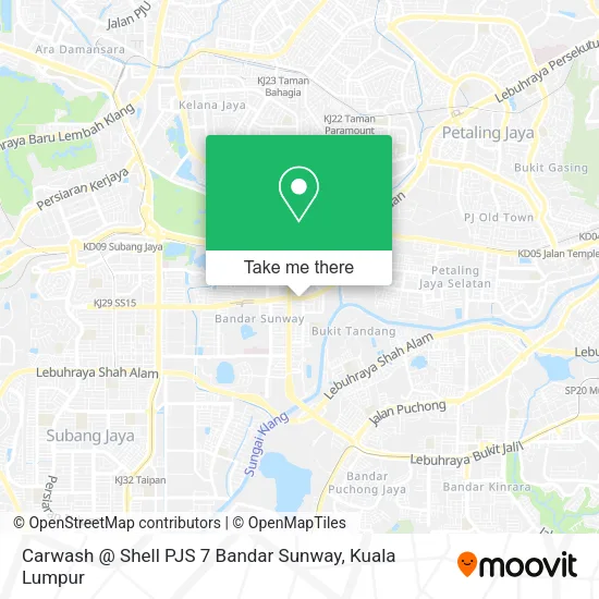 How to Get to Carwash @ Shell PJS 7 Bandar Sunway in Petaling Jaya by ...