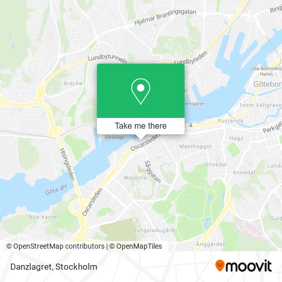 How to Get to Danzlagret in Stockholm by Bus, Light Rail or Train?