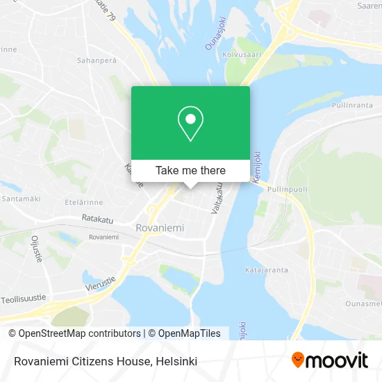 How to Get to Rovaniemi Citizens House in Helsinki by Train or Bus?