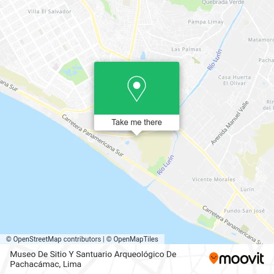 ¿Cómo llegar a Museo De Sitio Y Santuario Arqueológico De Pachacámac en ...