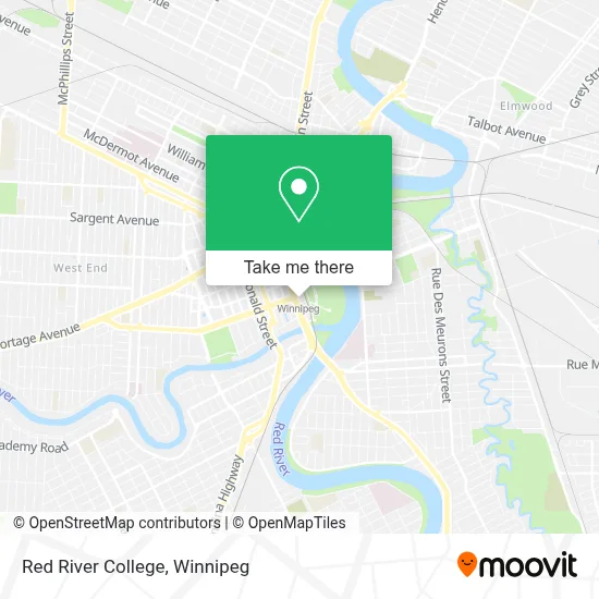 How to Get to Red River College in Winnipeg by Bus?