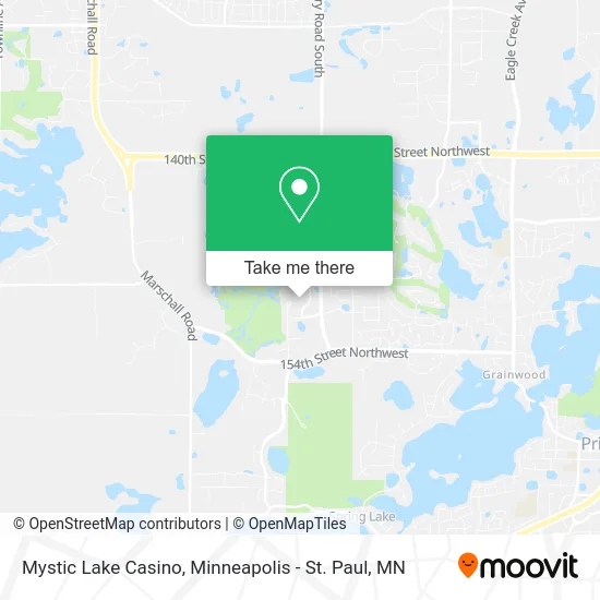 How to Get to Mystic Lake Casino in Prior Lake by Bus?