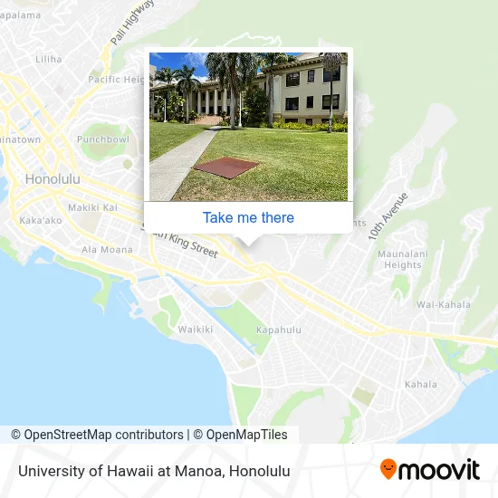 How to Get to University of Hawaii at Manoa in Urban Honolulu by Bus?