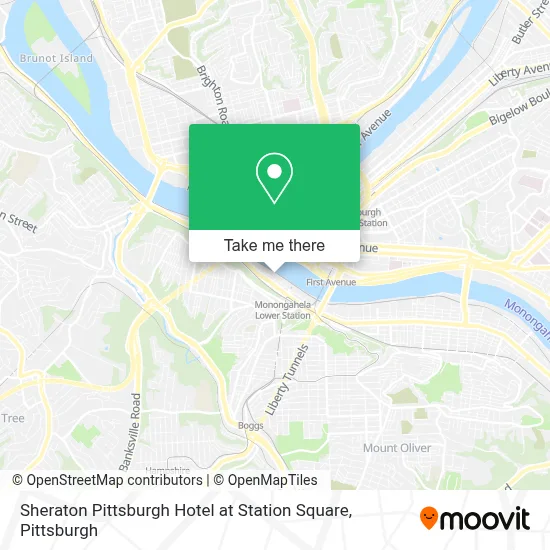 How to Get to Sheraton Pittsburgh Hotel at Station Square by Bus or Train?