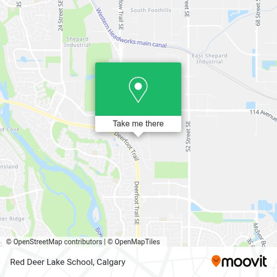 Comment aller à Red Deer Lake School à Calgary en bus ou tram