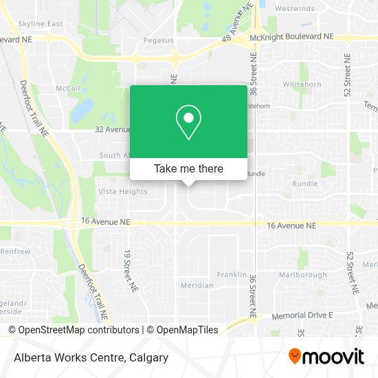 Comment aller à Alberta Works Centre à Calgary en bus ou tram