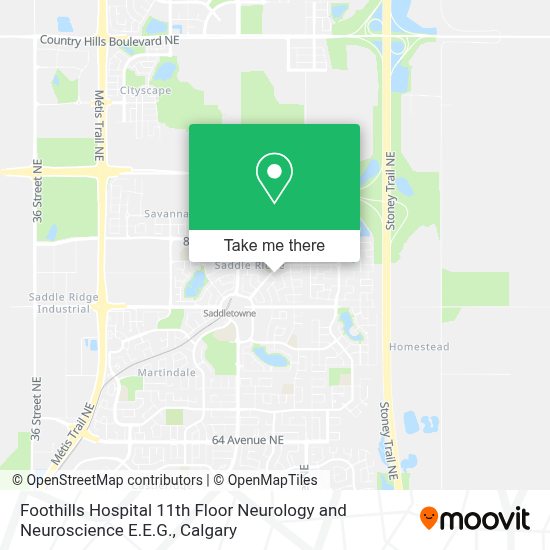 How to Get to Foothills Hospital 11th Floor Neurology and Neuroscience ...