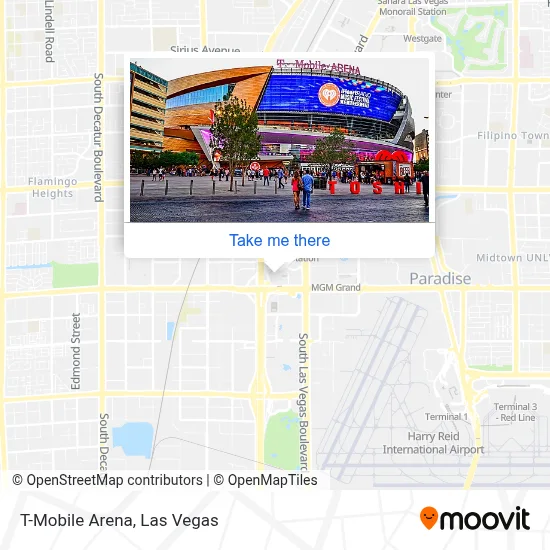 How to Get to T-Mobile Arena in Paradise by Bus?