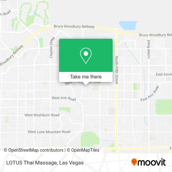 How to Get to LOTUS Thai Massage in North Las Vegas by Bus?