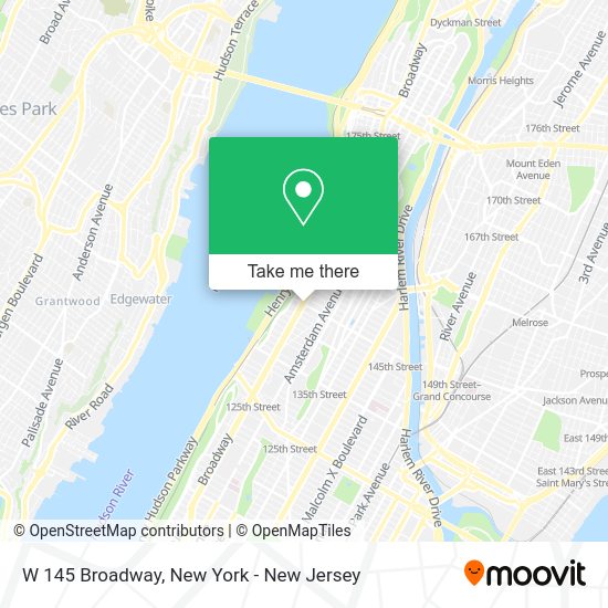 How to Get to W 145 Broadway in Manhattan by Subway, Bus or Train?