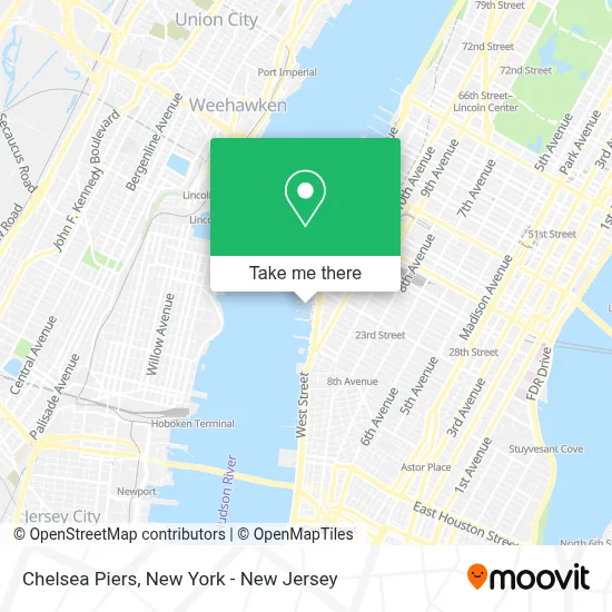 How to Get to Chelsea Piers in Manhattan by Bus, Subway or Train?