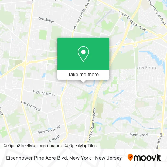¿Cómo llegar a Eisenhower Pine Acre Blvd, Lakewood, NJ 08701 en ...