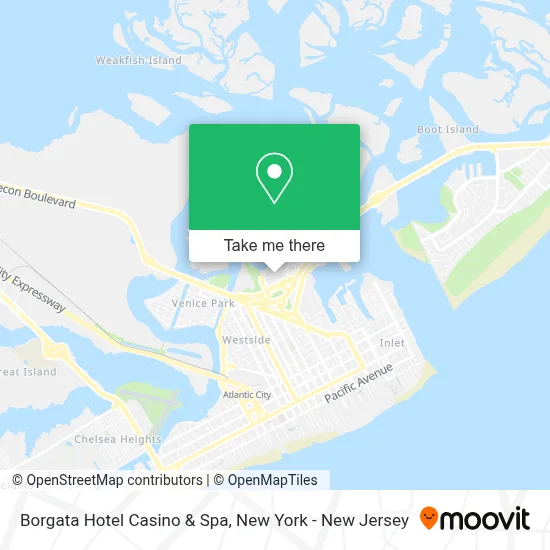 How to Get to Borgata Hotel Casino & Spa in Atlantic City by Bus or Train?
