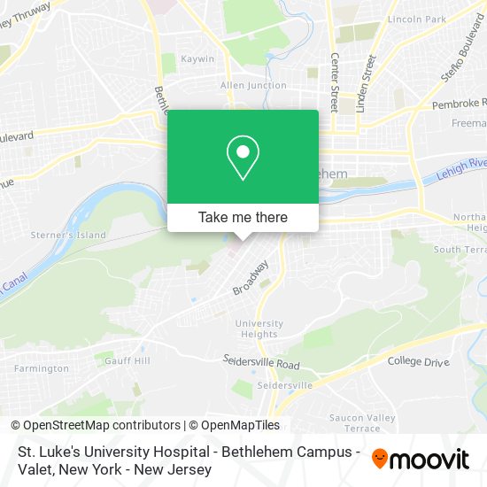 ¿Cómo llegar a St. Luke's University Hospital - Bethlehem Campus ... ¿Cómo llegar a St. Luke's University Hospital - Bethlehem Campus ...