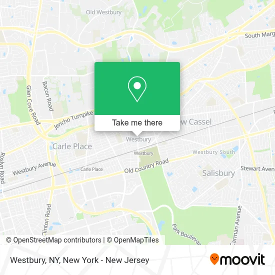 How to Get to Westbury, NY by Bus or Train?
