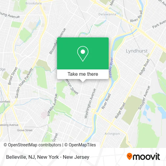 How to Get to Belleville, NJ by Bus, Light Rail or Train?