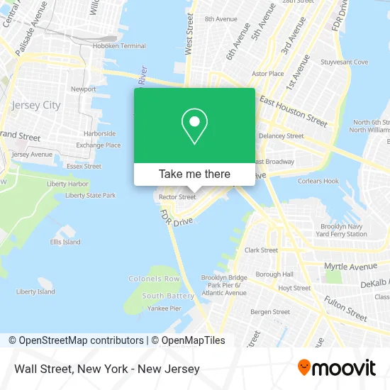 How to Get to Wall Street in Manhattan by Subway, Bus or Train?