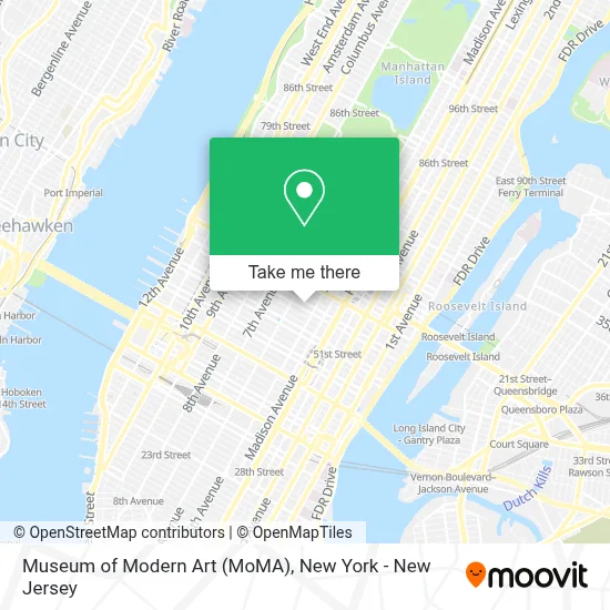 How to Get to Museum of Modern Art (MoMA) in Manhattan by Subway, Bus ...