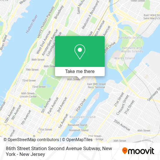 How to Get to 86th Street Station Second Avenue Subway in Manhattan by ...