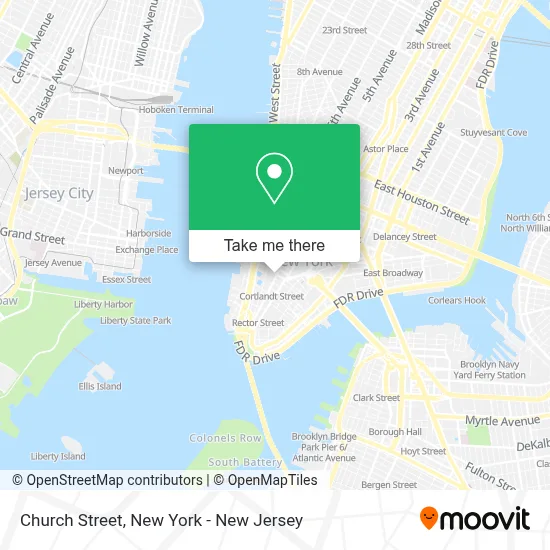 How to Get to Church Street in Manhattan by Subway, Bus or Train?