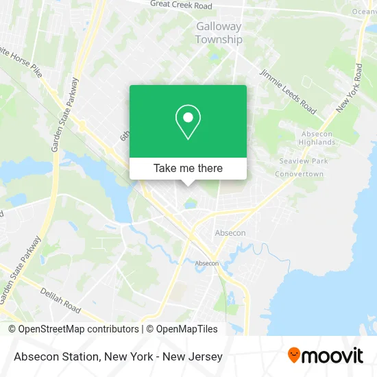 How to Get to Absecon Station by Bus or Train?