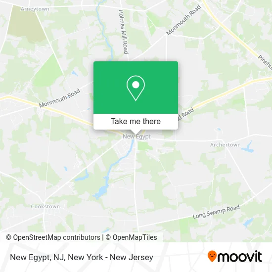 How to Get to New Egypt, NJ in Plumsted by Bus?